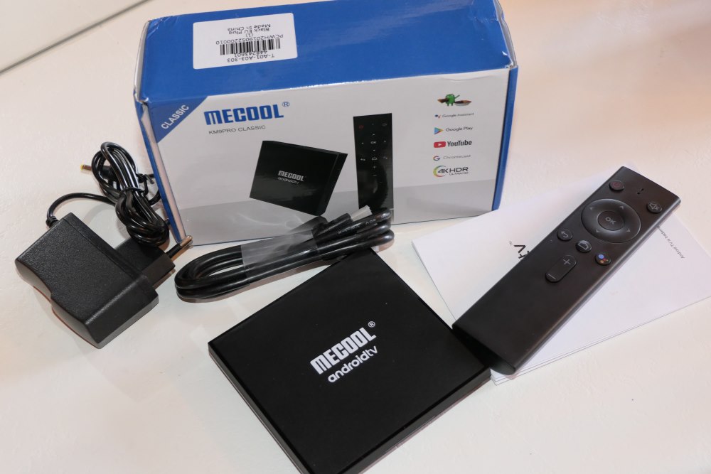 Test Box TV Android TV Mecool KM9 PRO Classic, certifiée Google et ...