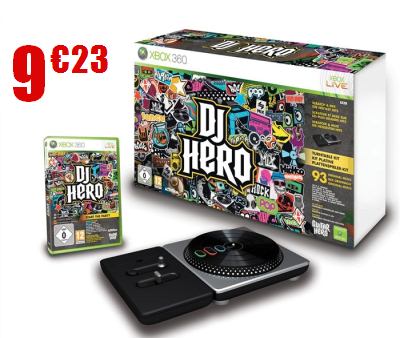 DJ Hero XboX 360 à 9€23