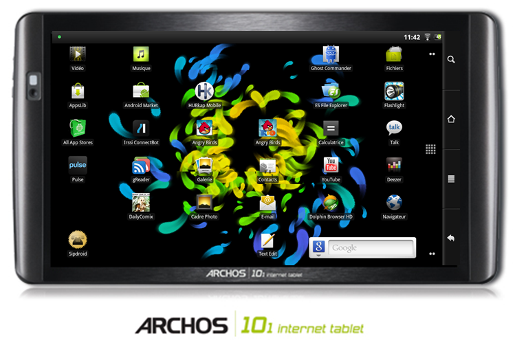 Archos 101 IT, Internet tablet Android en test