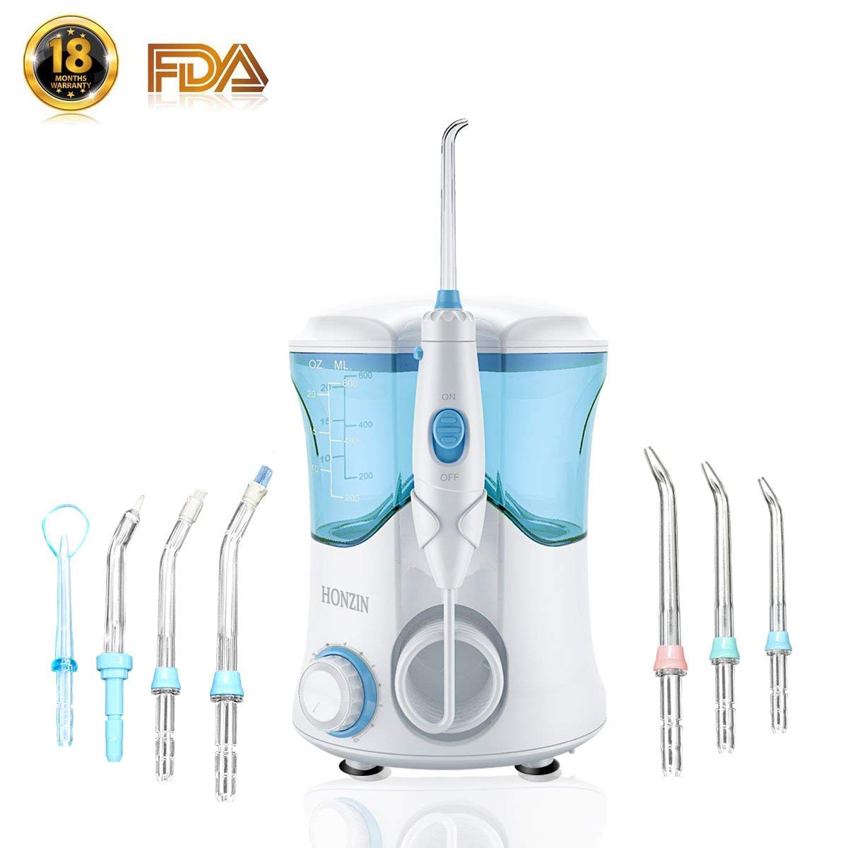 Hydropulseur Jet Dentaire avec 7 buses multifonctions 19€99 @ Amazon