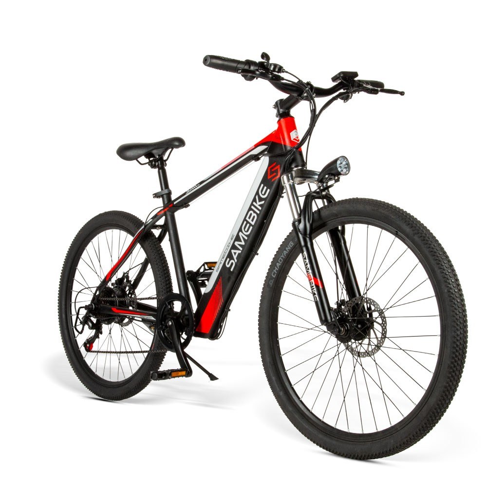 Velo Samebike SH26, un VTT électrique entrée de gamme montagne noir ou ...