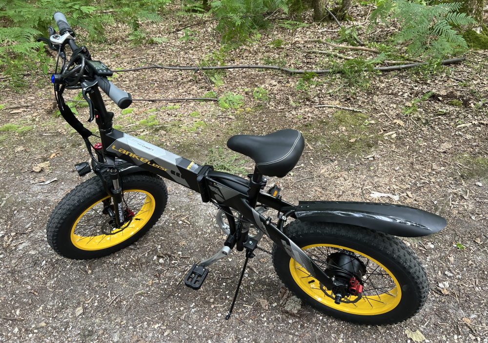 LANKELEISI X2000 PLUS, Fat Bike 20 pouces pliant 1000w 48V 12.8Ah à 769 ...
