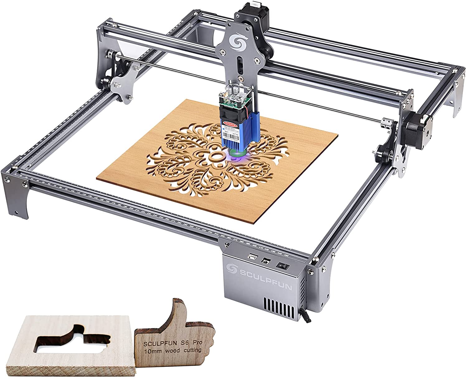 Machine de gravure Laser Sculpfun S6 Pro, 410x420mm, 5,5W à seulement ...