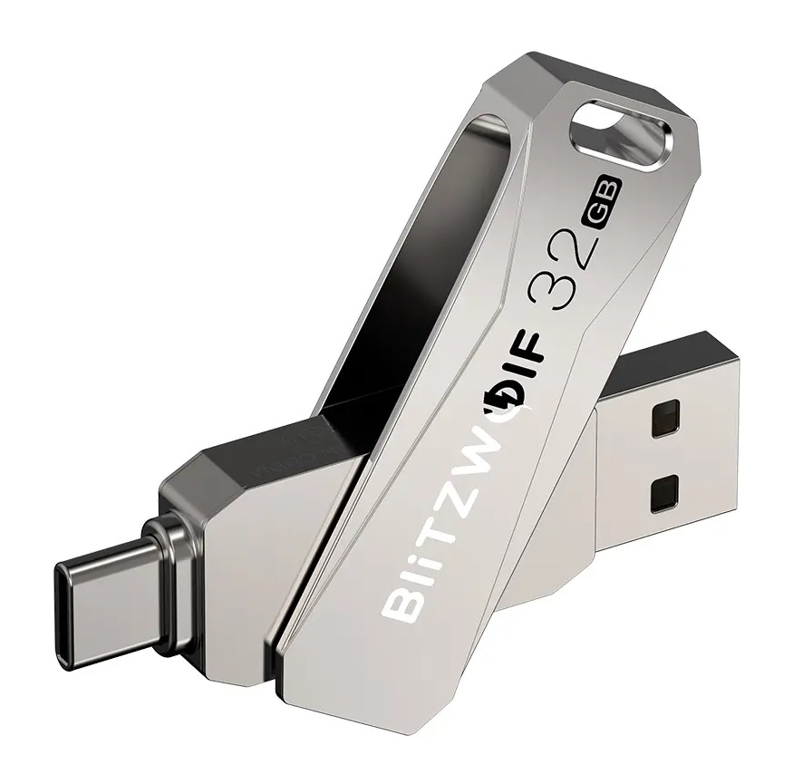Clé USB 2 en 1 Type C et USB-A 32 GO USB-3 OTG BlitzWolf BW-UPC2 à 9€18