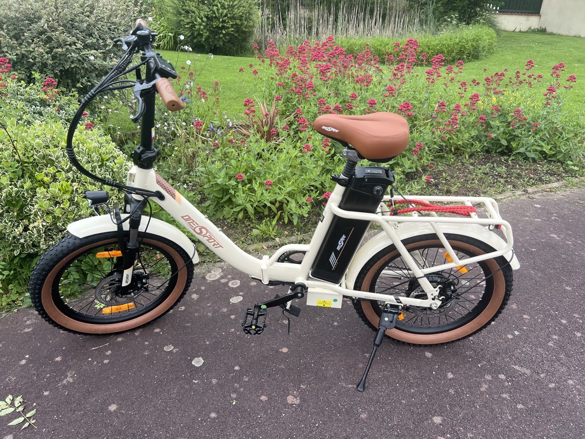 Test Onesport OT16-2, un joli vélo électrique pliant vintage mais ...