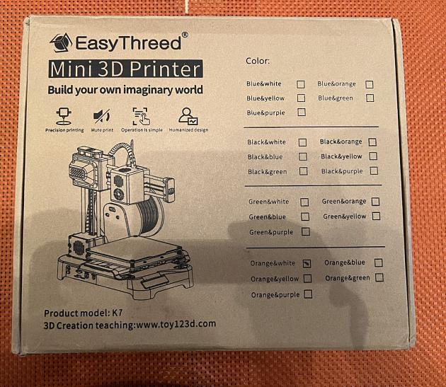 Test EasyThreed K7, l'impression 3D facile pour les enfants